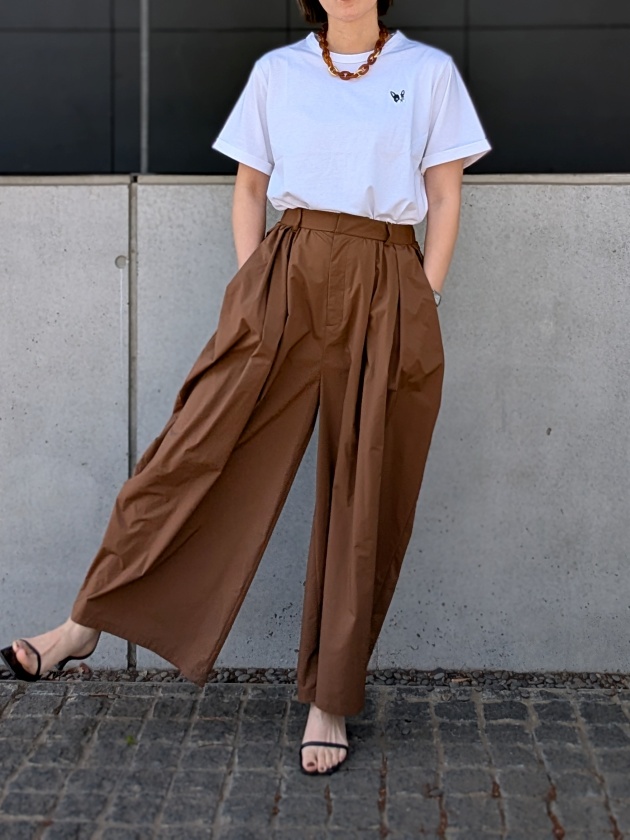 追加【Marco&Louise】ドレープギャザーワイドパンツ | MANO（マーノ）｜公式オンラインストア